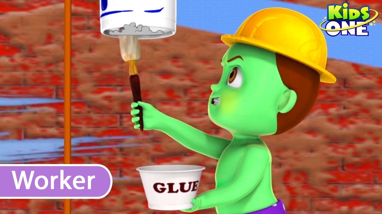 GREENY KIDDO Work at Construction Site, Need Proper Training | Funny ...