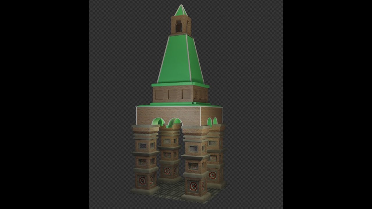 Modeling in Blender 3 2 Timelapse Fantasy on the theme of ancient ...