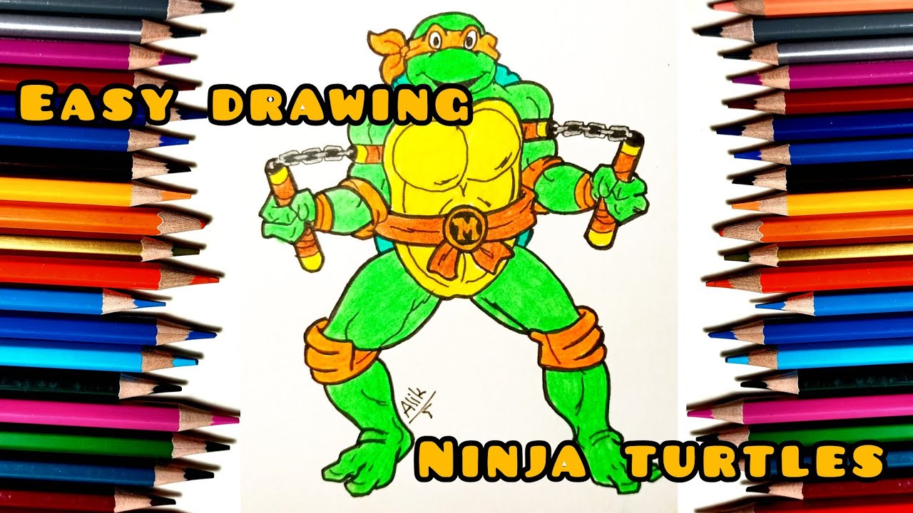 How can you learn a profession very easily?how to draw ninja turtle ...