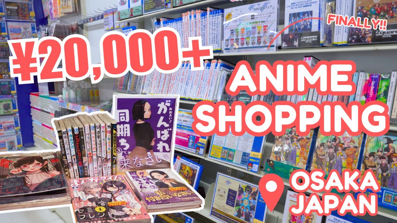 Anime Shopping and Haul in Japan!! Manga, Merch, CD and more - YouTube