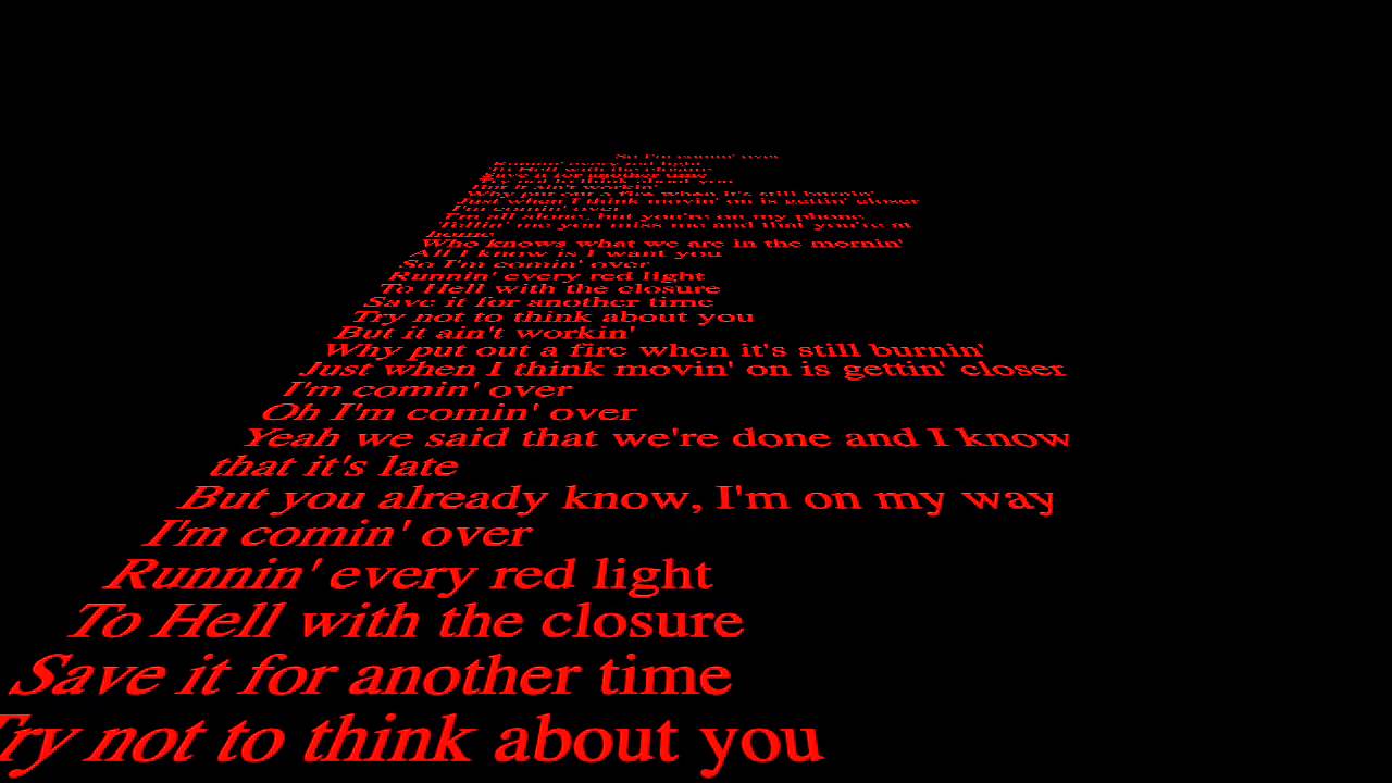 I’M Coming Over Lyrics | Chris Young – PVIWA