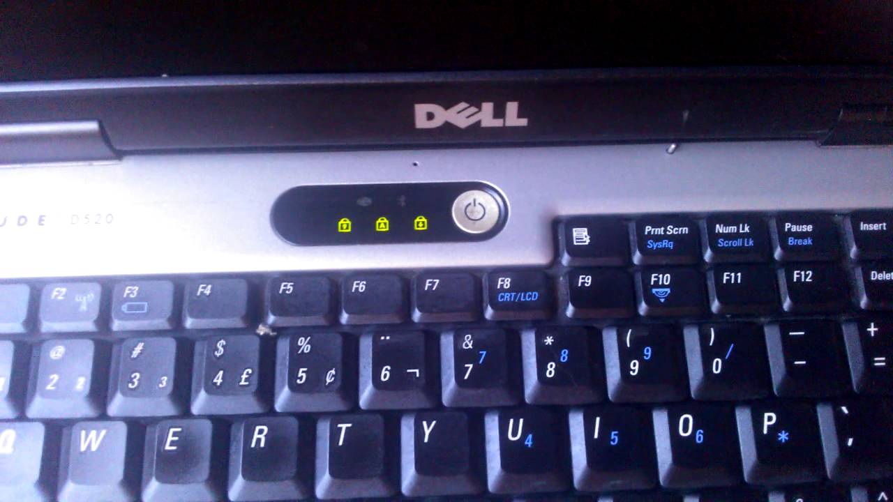 Notebook DELL D520 - YouTube