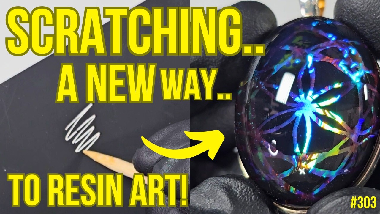 303. Resin Art WITH Scratch Paper?! ENDLESS POSSIBILITIES! - YouTube
