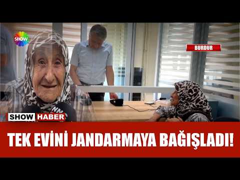 Raziye nine evini jandarmaya bağışladı!