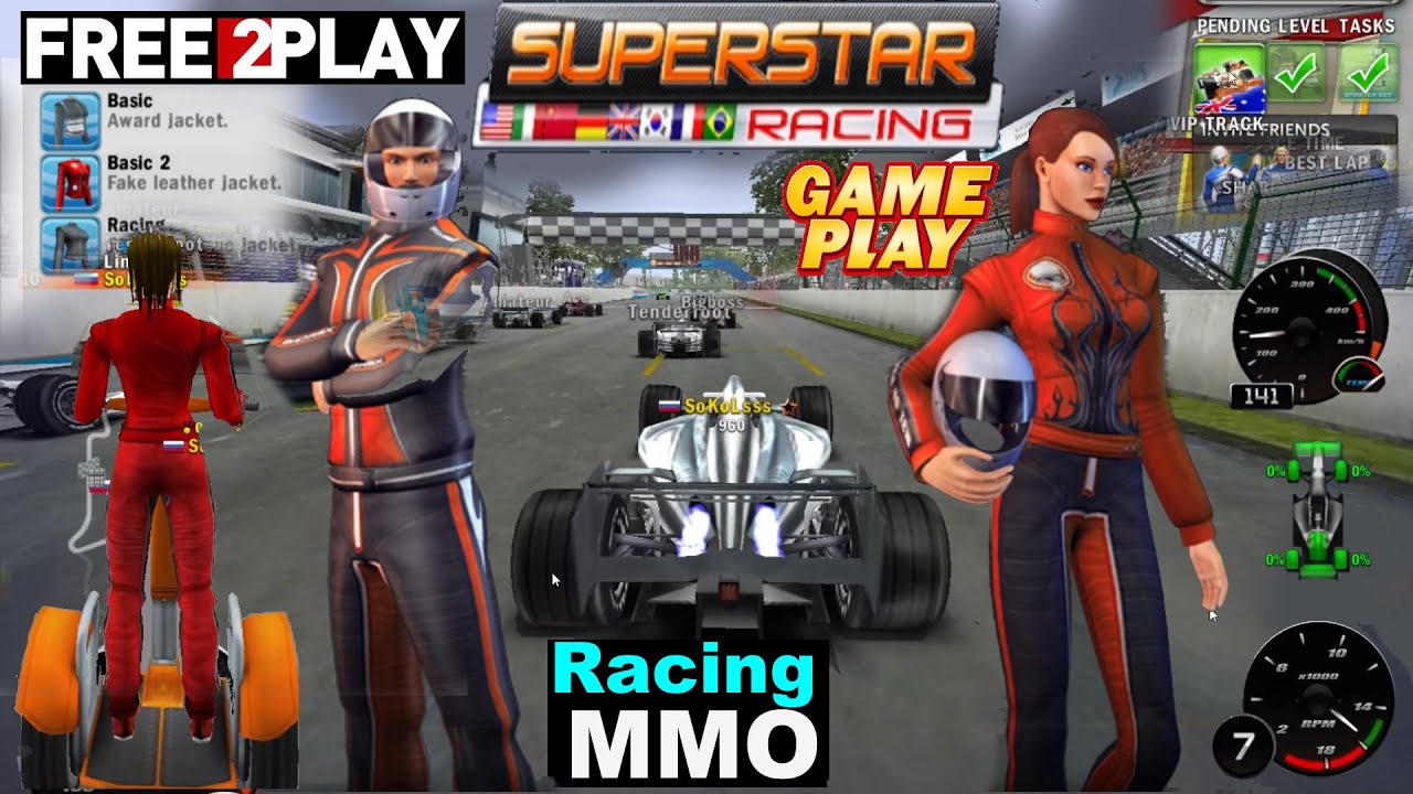 Superstar Racing ★ Gameplay ★ PC Steam [ Free to Play ] F1 Racing MMO ...