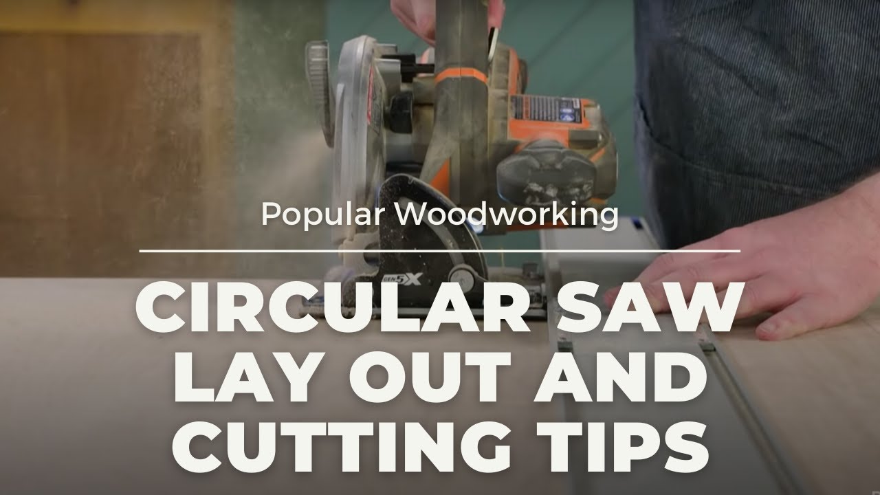 Circular Saw Lay Out and Cutting Tips - YouTube