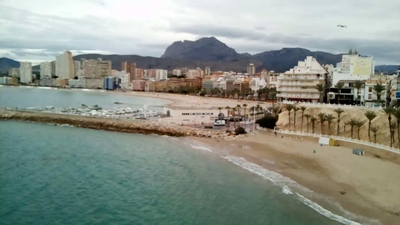 Benidorm in January - YouTube
