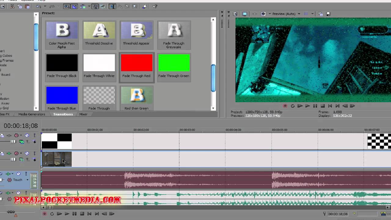 Sony Vegas Tutorial: Media Generators & Audio FX - YouTube