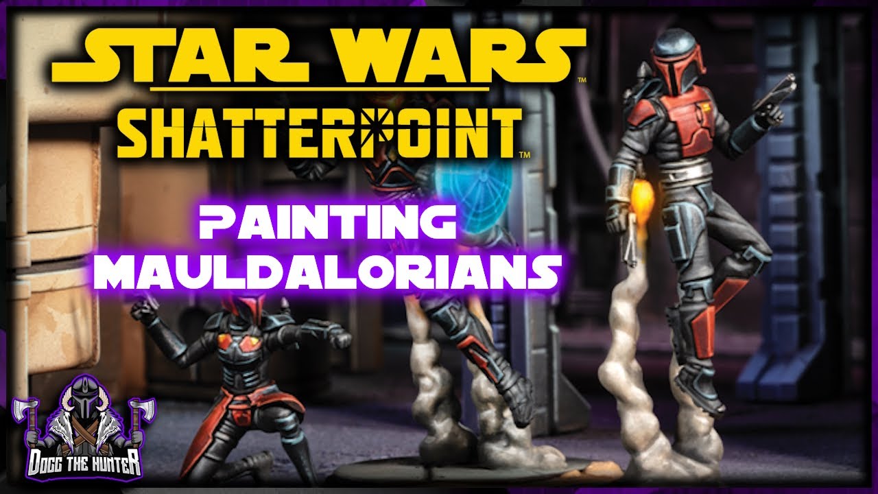 Painting Mandalorian Super Commandos - STAR WARS SHATTERPOINT - YouTube