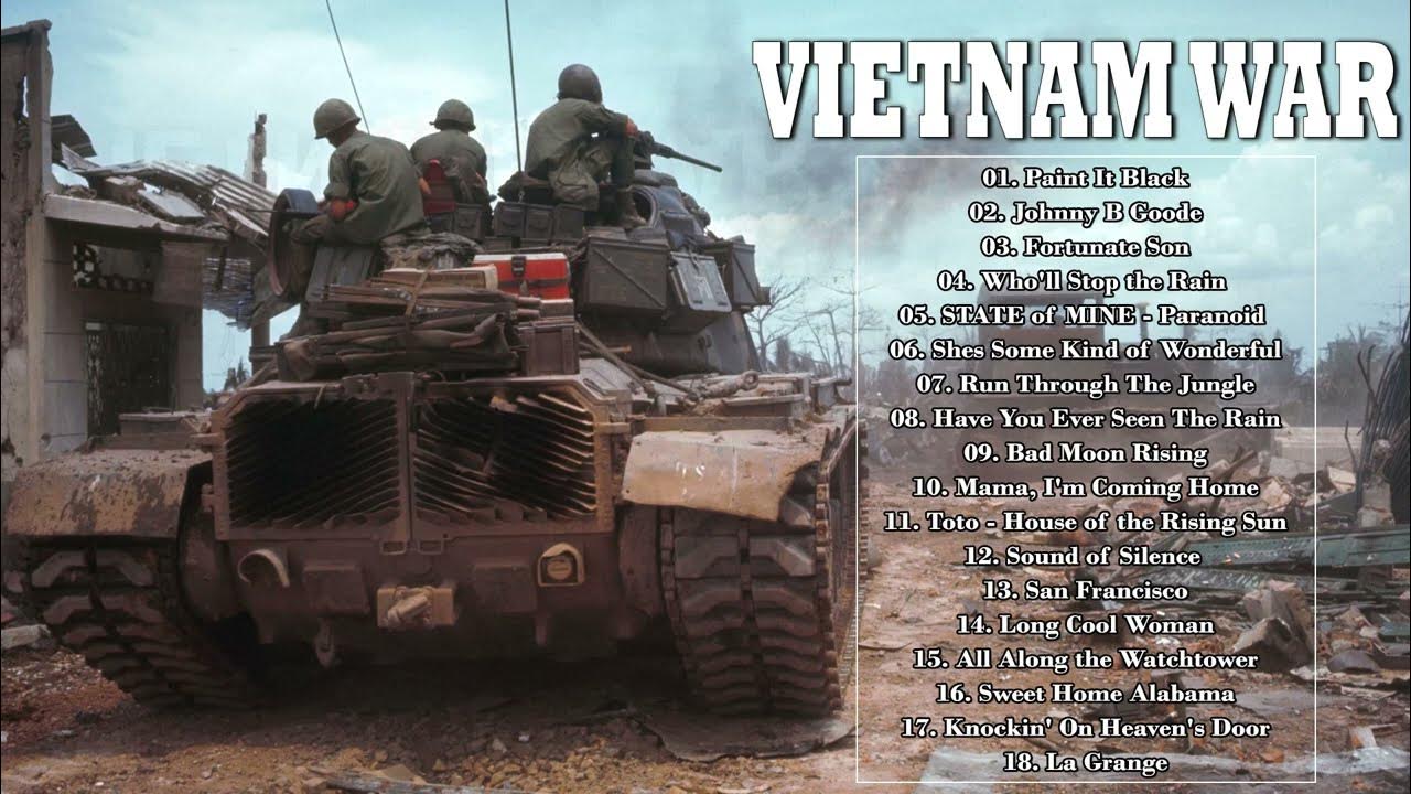 Vietnam War Era Music Playlist 60s 70's ~ Greatest Rock N Roll Vietnam ...