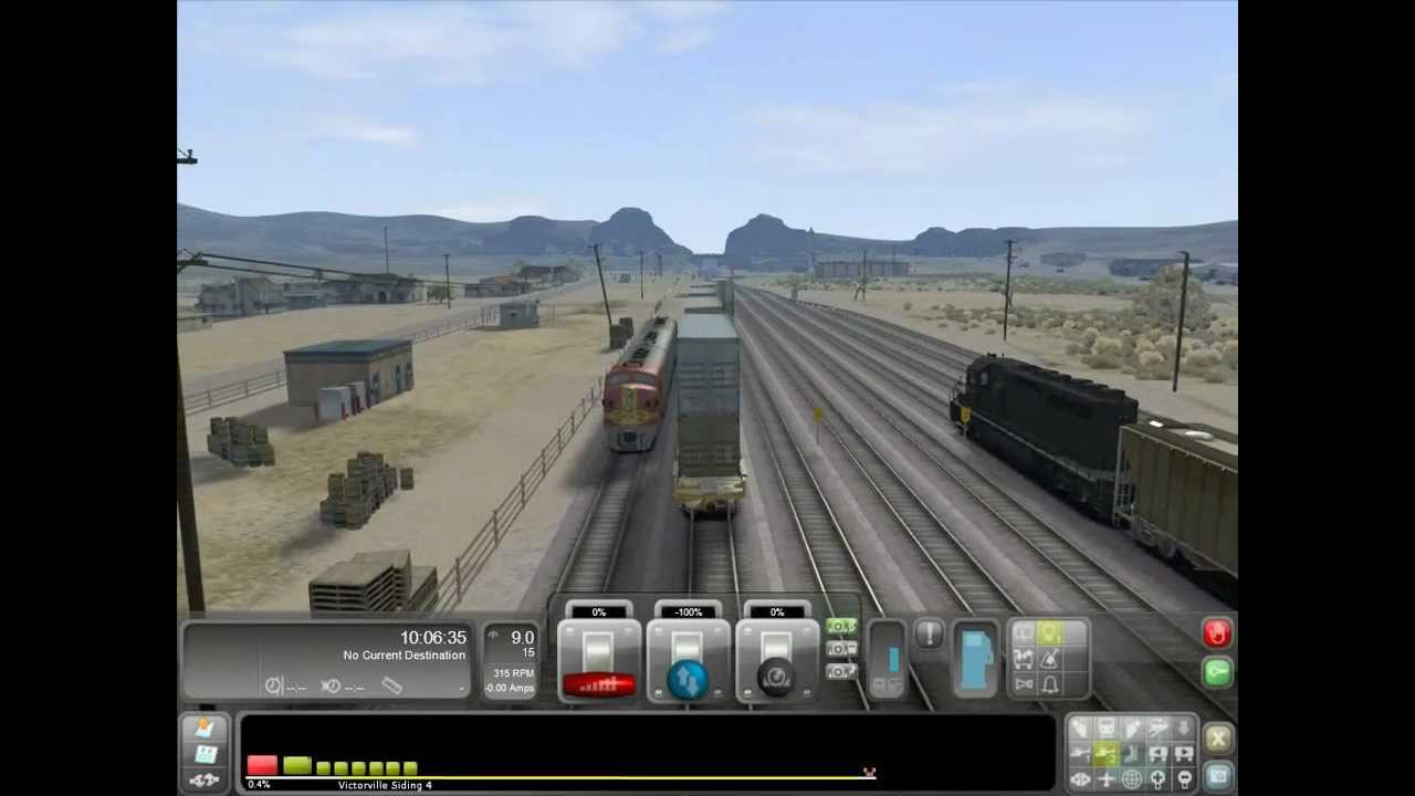 RailWorks Train Simulator 2012 - Free Roam: Victorville - YouTube