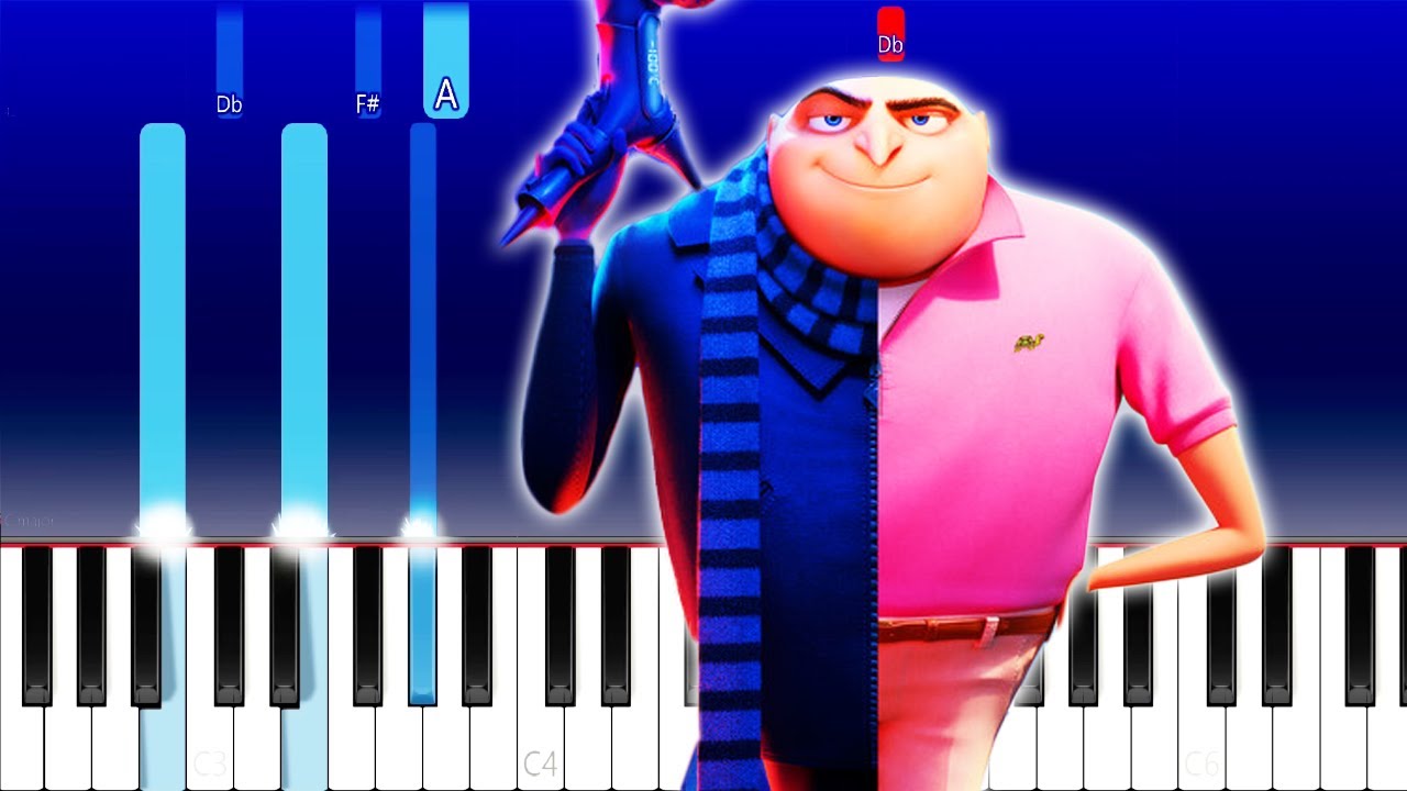 Despicable Me 4 - Double Life (Piano Tutorial) - YouTube
