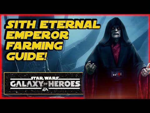 SWGOH - Sith Eternal Emperor FARMING GUIDE! - YouTube