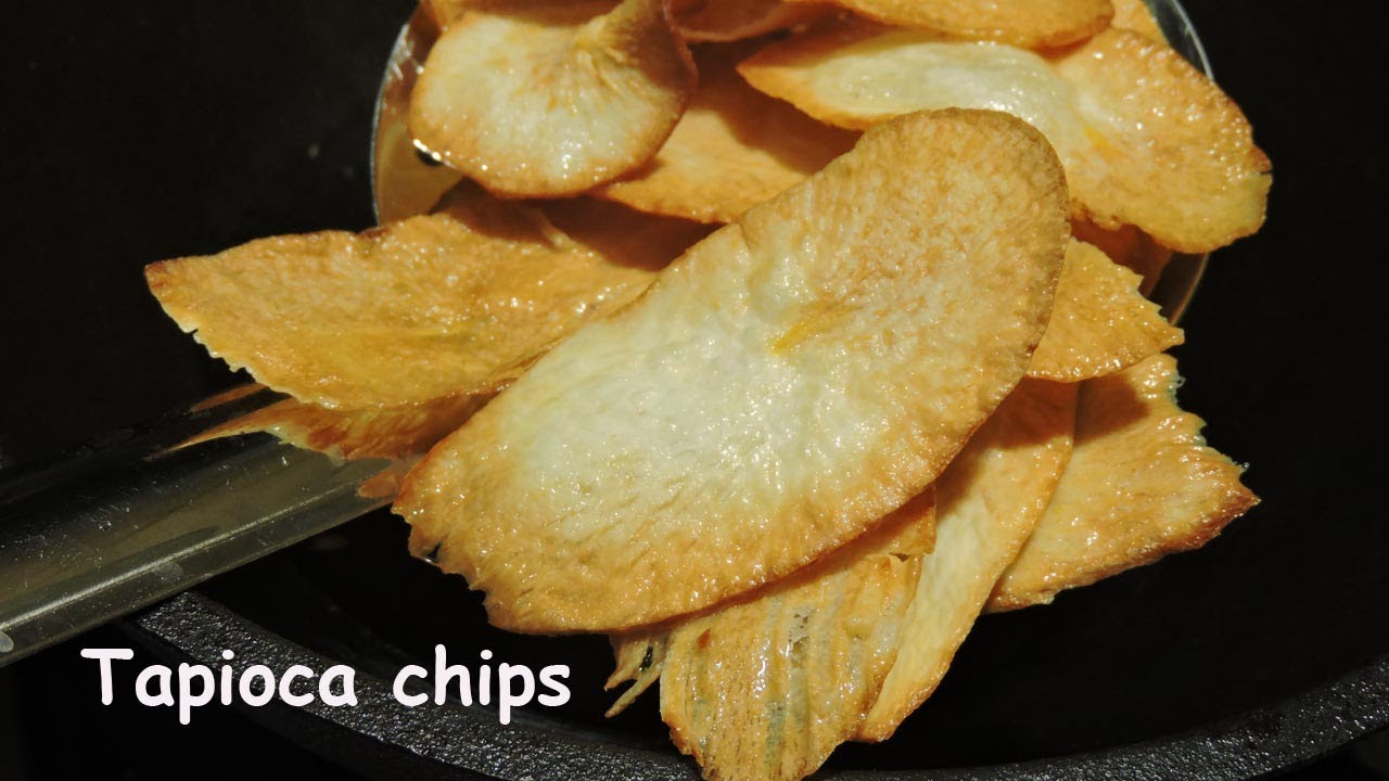 Tapioca chips recipe|ಮರಗೆಣಸಿನ ಚಿಪ್ಸ್| Cassava chips recipe|| How to ...