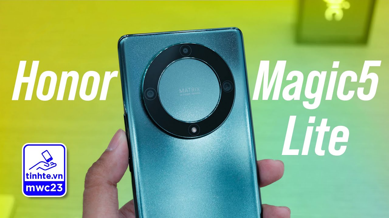 Điện thoại 10 triệu có màn OLED 120Hz: Honor Magic5 Lite | MWC23 - YouTube
