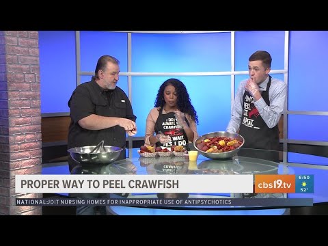 HOW TO: The proper way to peel and eat crawfish - YouTube