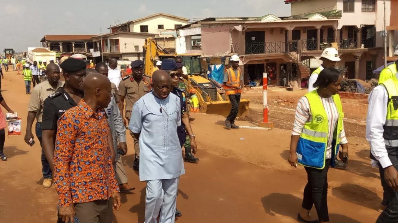 Meduma Inner Roads Project Update in Kwabre East Municipality of the ...