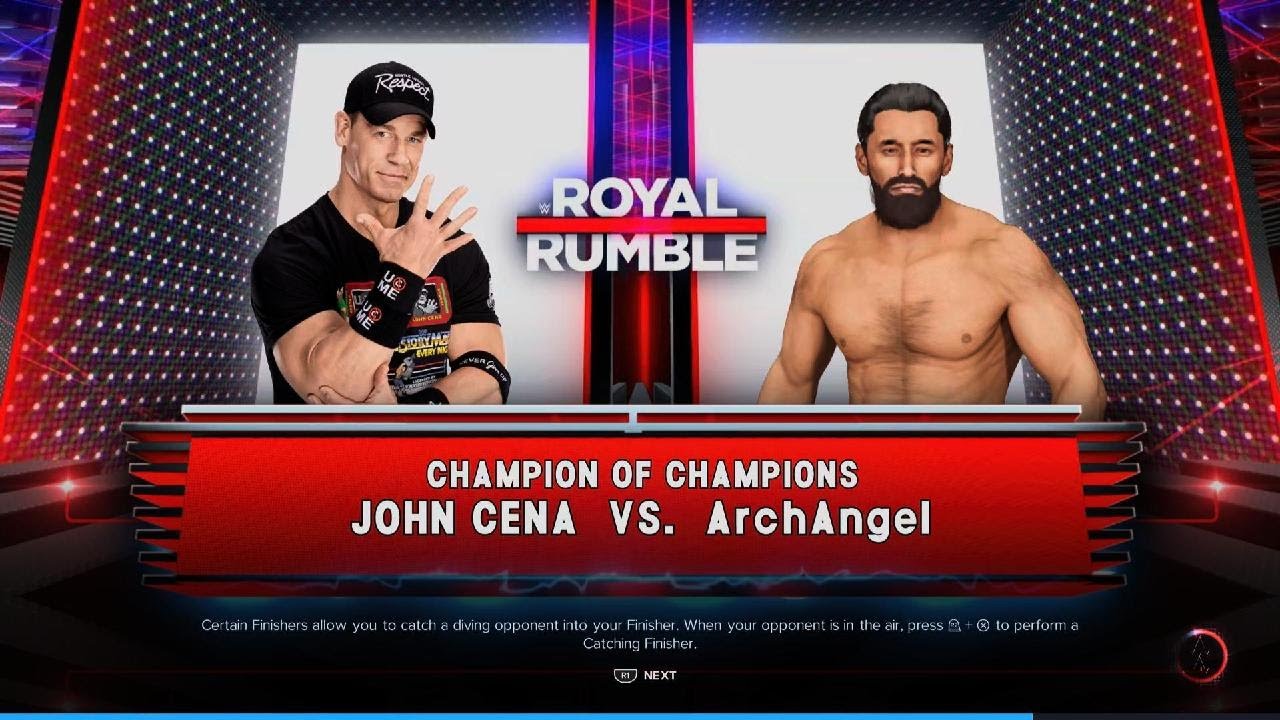 WWE 2K23 Ching Chang Chong Cena vs Archangel - YouTube