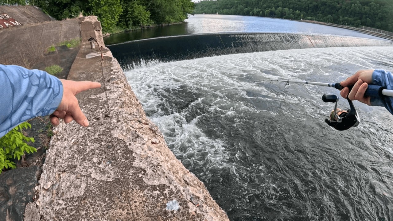 Fishing The Biggest Spillway Ive Ever Seen!! (New Species!) - YouTube