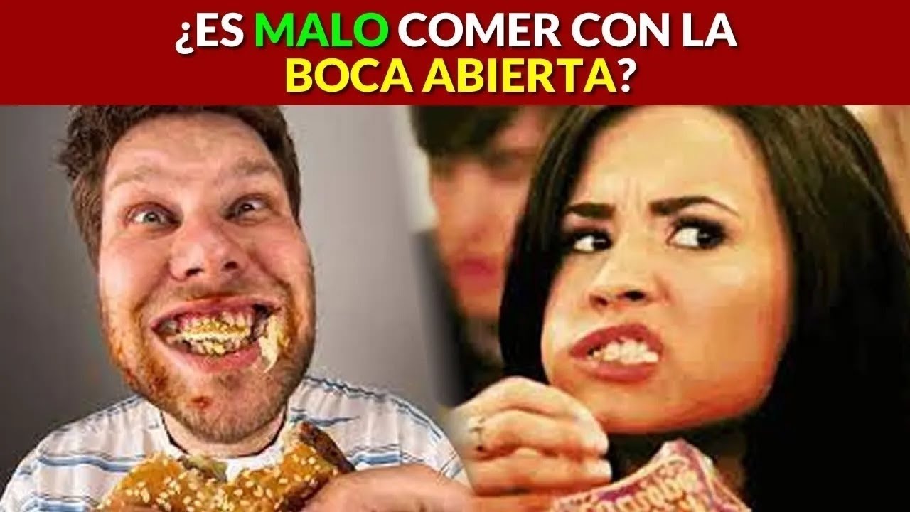 Por qué Masticar con la Boca Abierta es Malo? 🤔😮 - YouTube