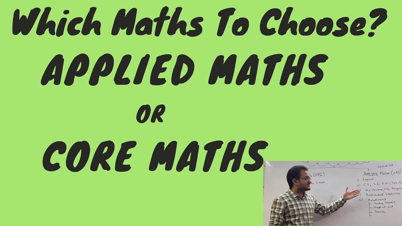 Applied Maths Vs Core Maths YouTube applied-maths-vs-core-maths-youtube