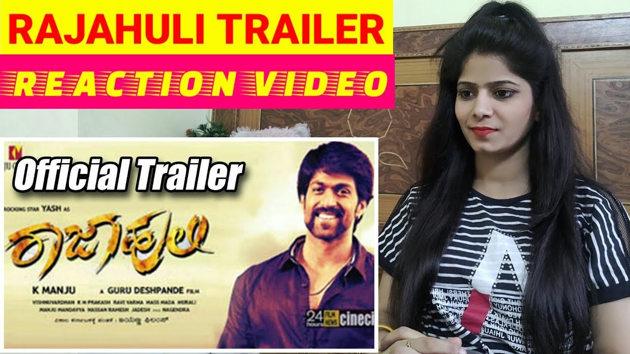 Raja Huli Official Trailer | Reaction | Yash | Meghana Raj | Kannda ...