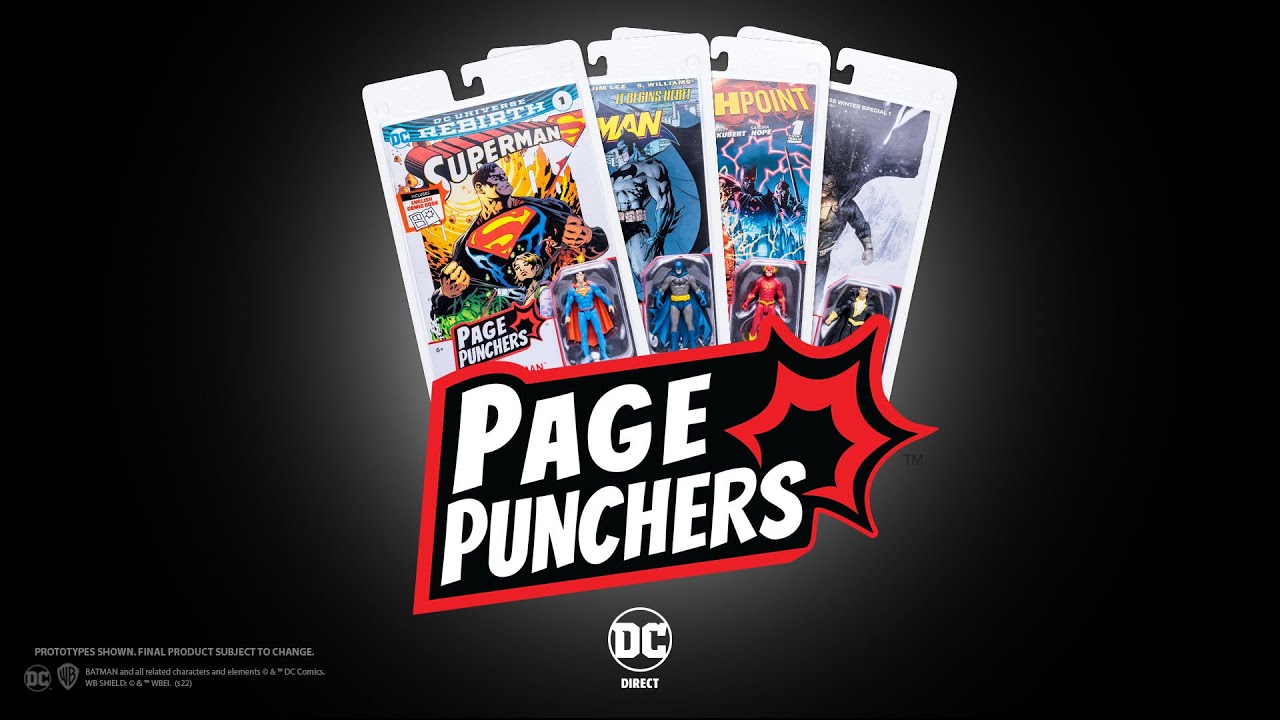NEW DC Page Punchers | Action Figure Showcase - YouTube