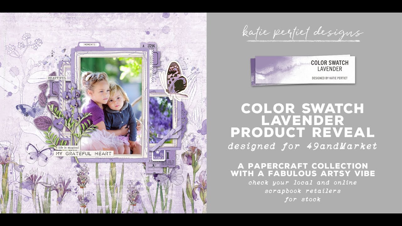 Unboxing Color Swatch Lavender for 49 and Market - YouTube