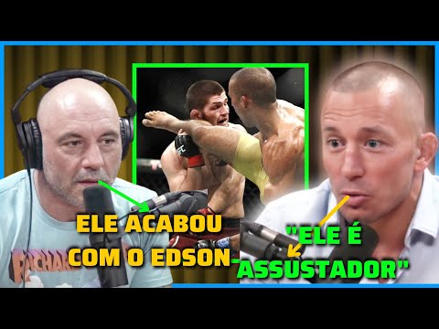 JOE ROGAN E GEORGE ST PIERRE SOBRE KHABIB VS EDSON BARBOZA (legendado)