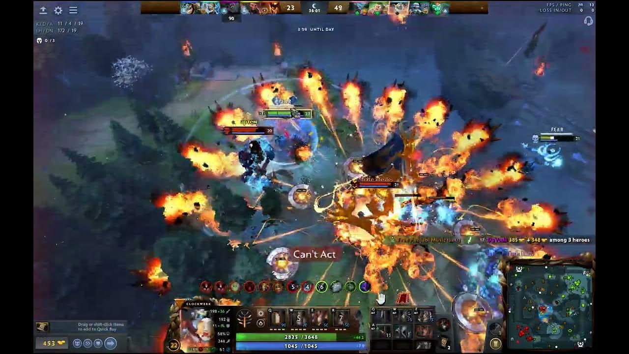 [Dota2] On the edge of dying (Short) - YouTube