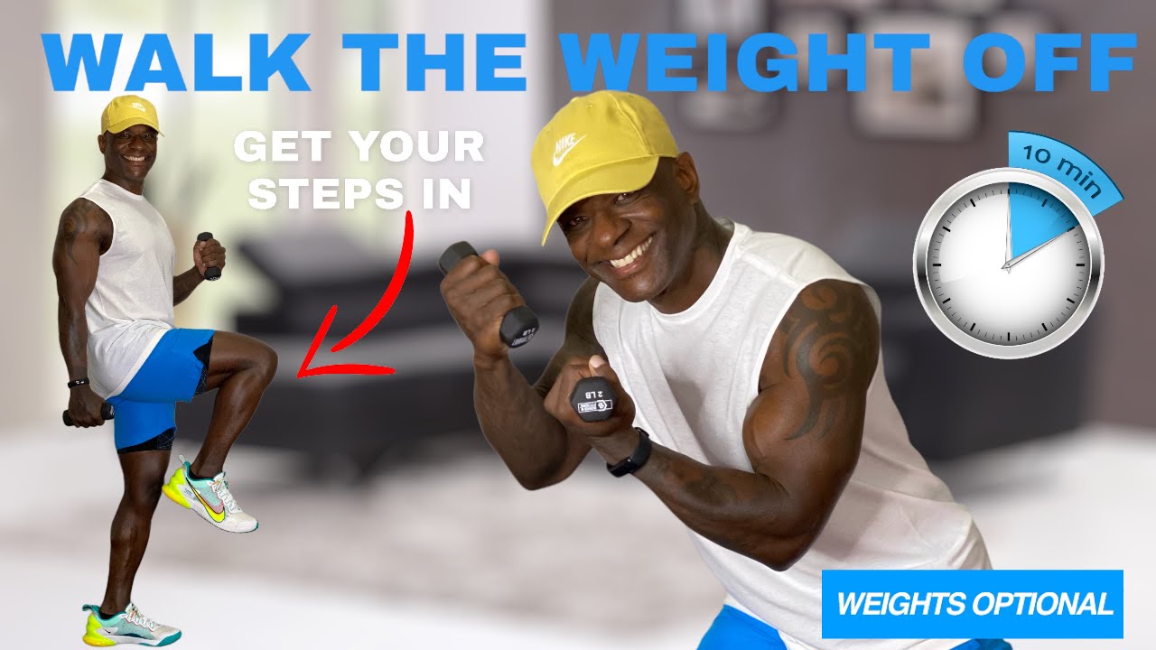 Walk The Weight Off [Hand Weights Optional] Home Cardio Workout ...