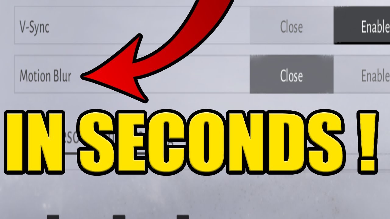 HOW to TURN OFF or ON MOTION BLUR in WHERE WINDS MEET - YouTube