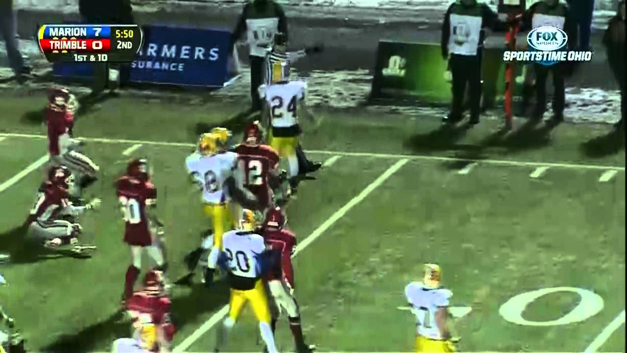 Marion Local vs Trimble Football - YouTube