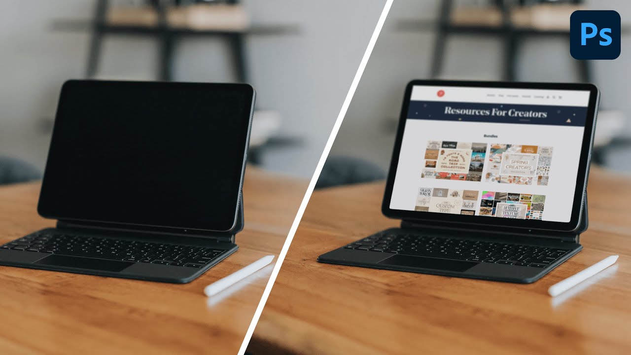 Create Your Own Mockups From Photos! - YouTube
