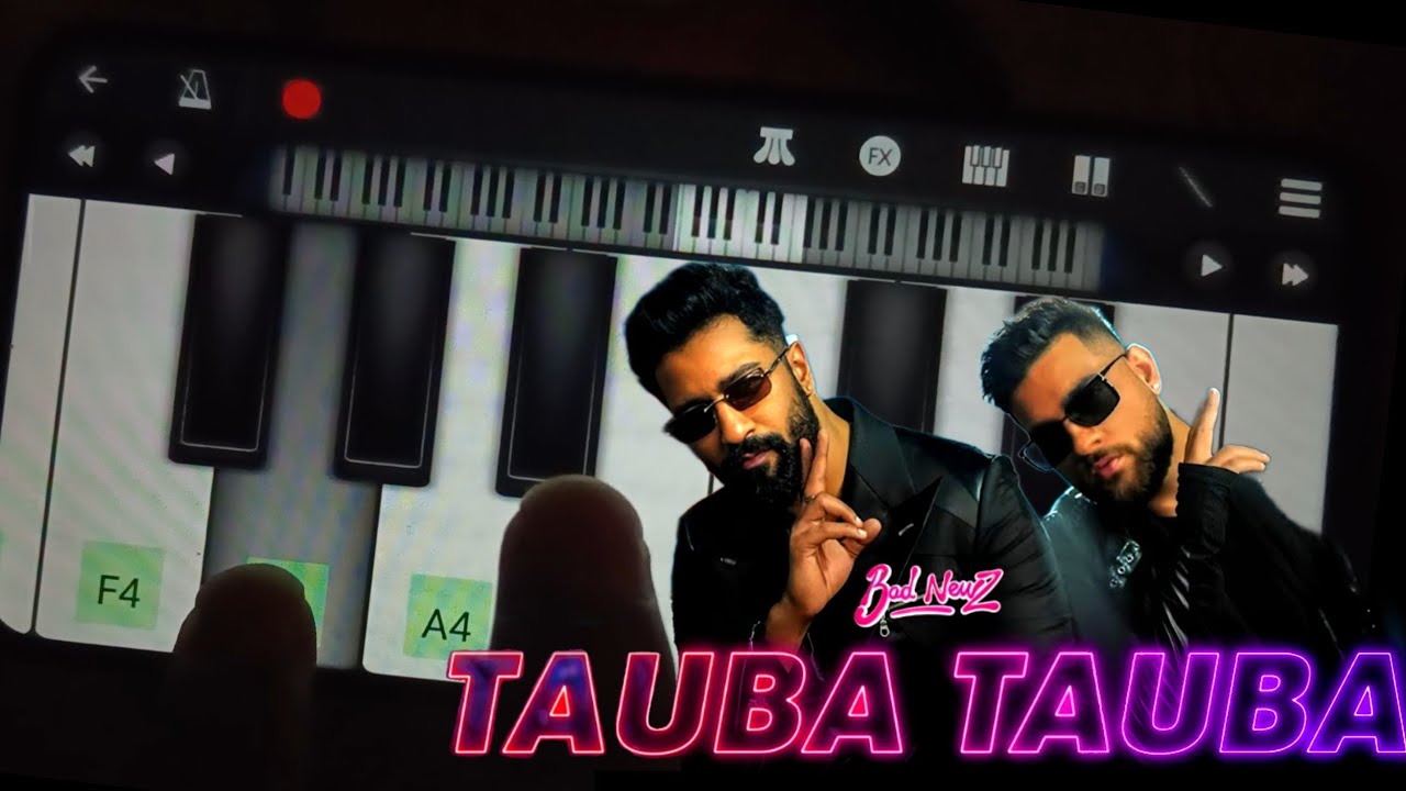 Tauba Tauba Song Mobile Piano Per | Bad Newz | Vicky Kaushal | Triptii ...