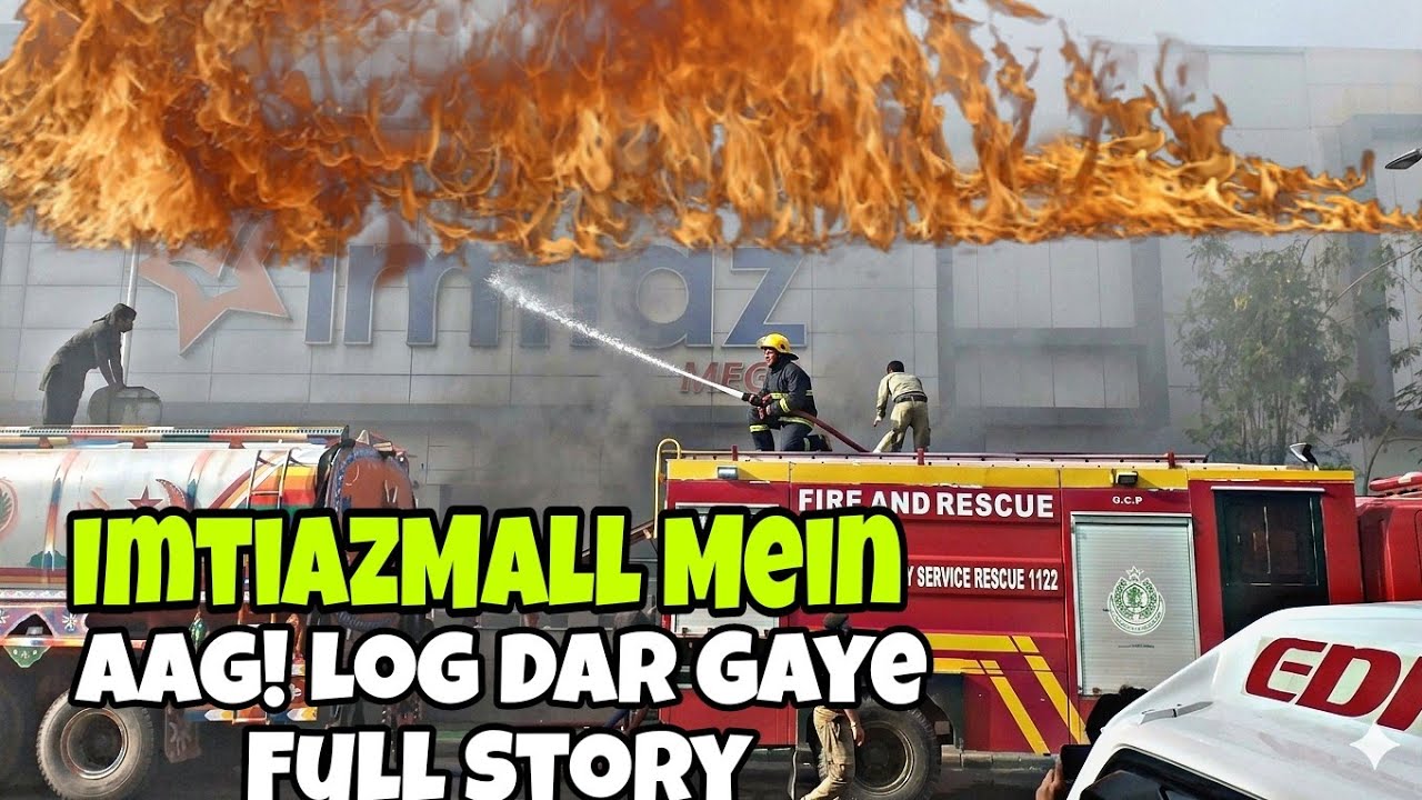 Imtiaz Mall Mein Aag! Log Dar Gaye 😨 Full Story🚒 - YouTube