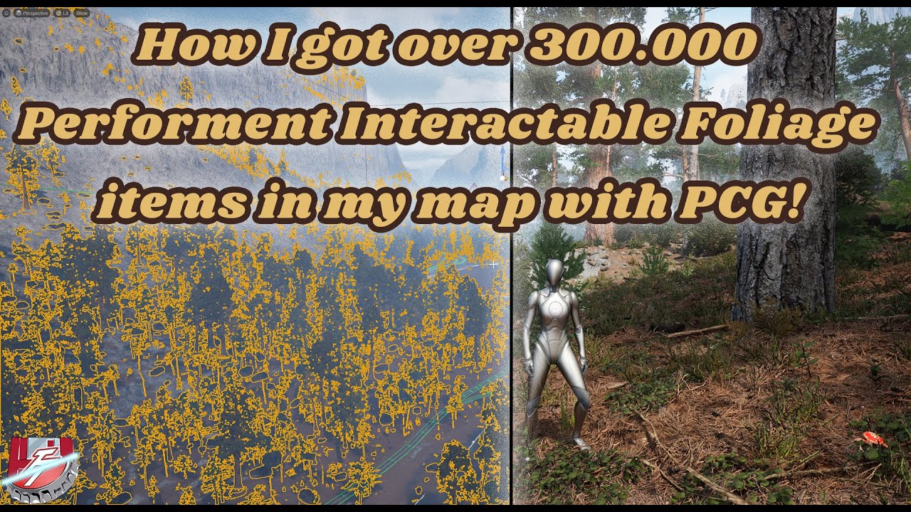 UE5 | Over 300.000 Performant Interactable Foliage Items in my map with ...