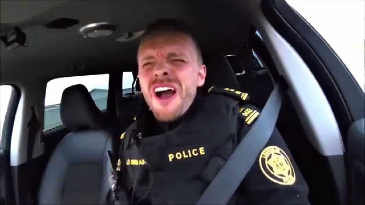 Police officer singing the eurovision song Unbroken - Biggi lögga ...