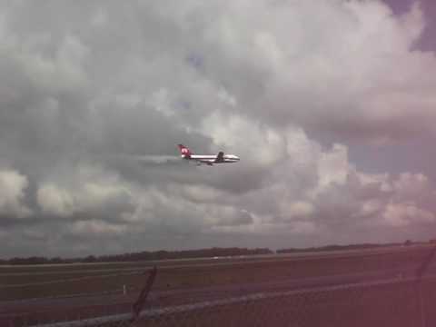 Aircraft Water bomber Boeing 747 Edmonton International Aiport demo ...