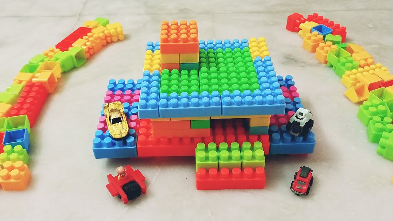 Satisfying DIY House/ASMR Building Blocks/block game relaxation Lego # ...