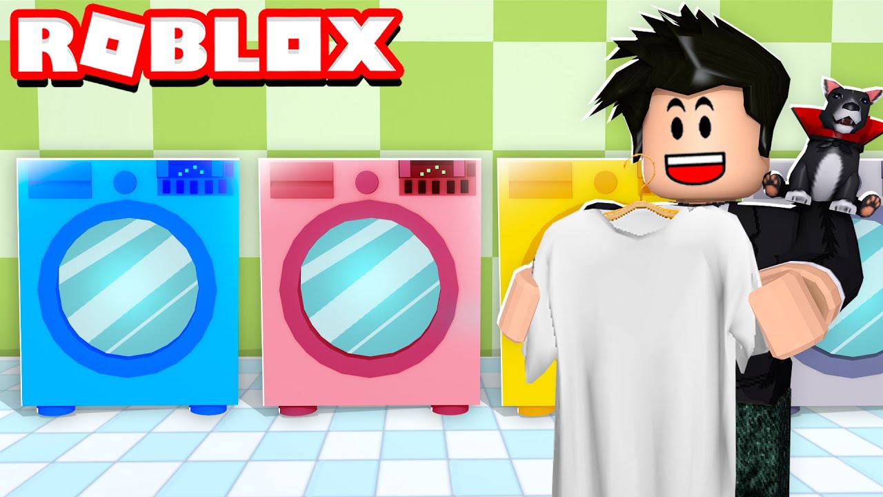 MÁQUINA DE LAVAR ROUPA COLORIDA | Roblox - Laundry Simulator - YouTube