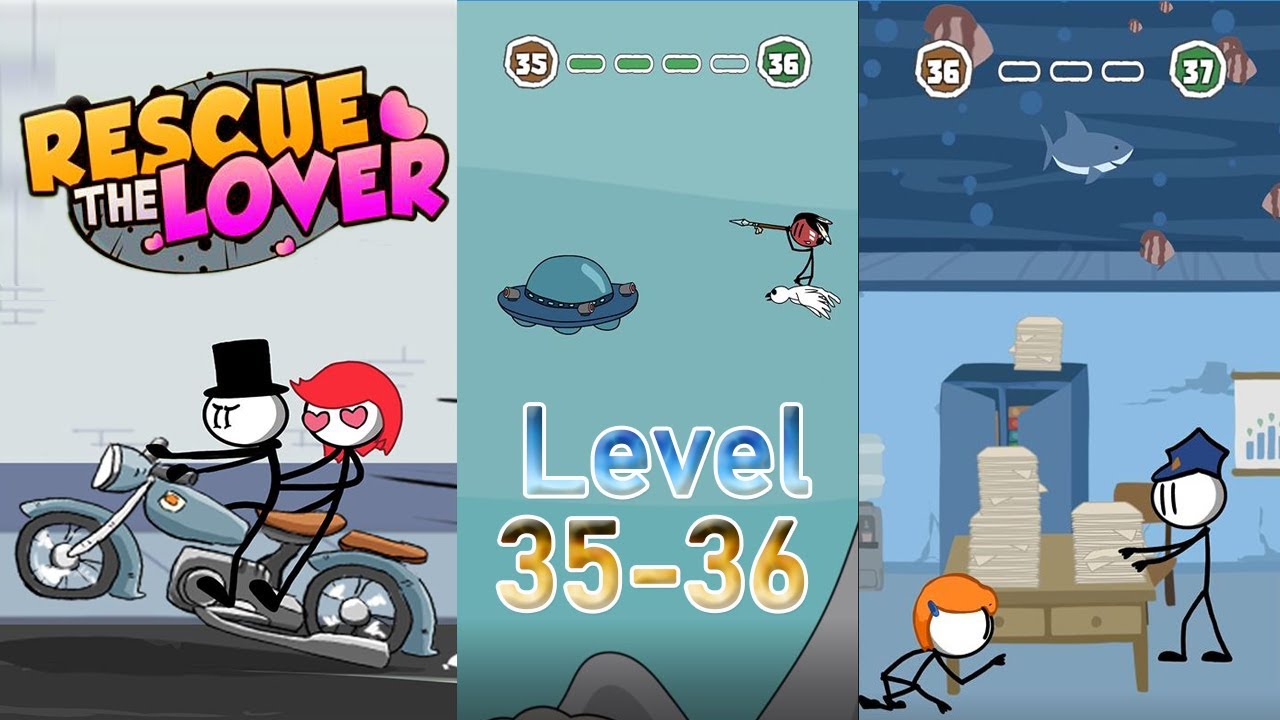 Rescue the Lover - Stickman and the girl save there on police | Level ...