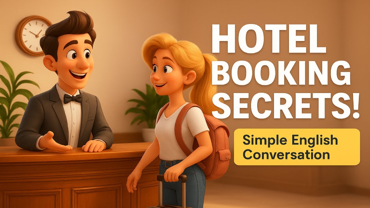 Hotel Booking Secrets You Need to Know 🏨 Simple English Conversation ...