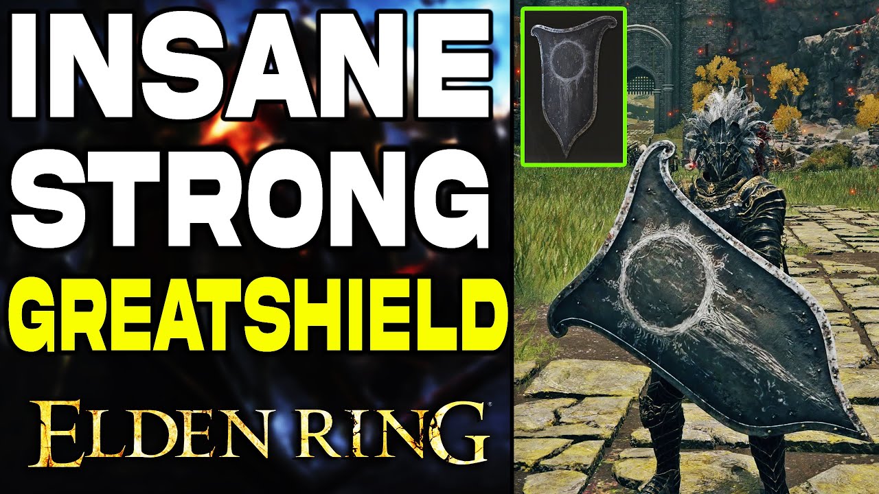 Elden Ring : TAKE NO DAMAGE SHIELD | How to Get Eclipse Crest Greatshield Location Guide! Strong ...