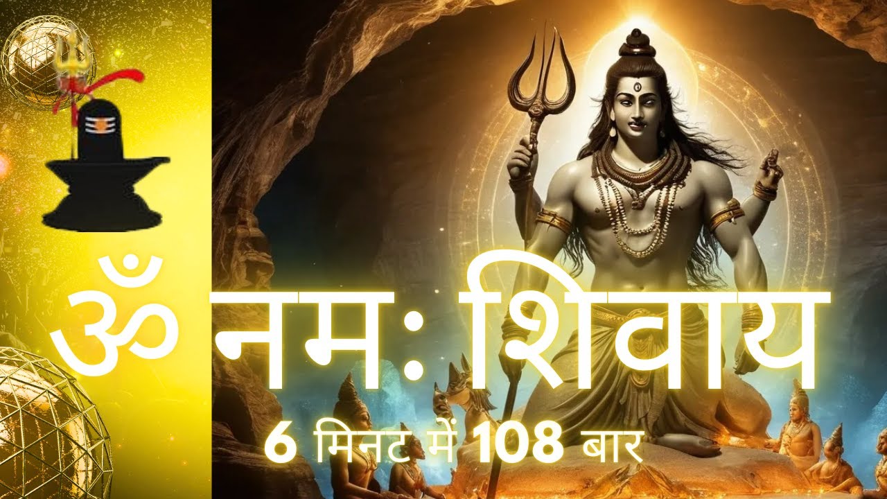 Om Namah Shivay 108 Times | ॐ नमः शिवाय 108 बार | Powerful Shiva Mantra ...