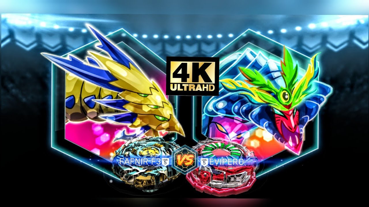 Beyblade Burst Evolution Hasbro App: Drain Fafnir vs Evipero - YouTube