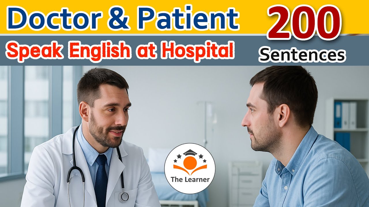 Doctor & Patient Sentences | 200 Hospital English Sentences | The ...