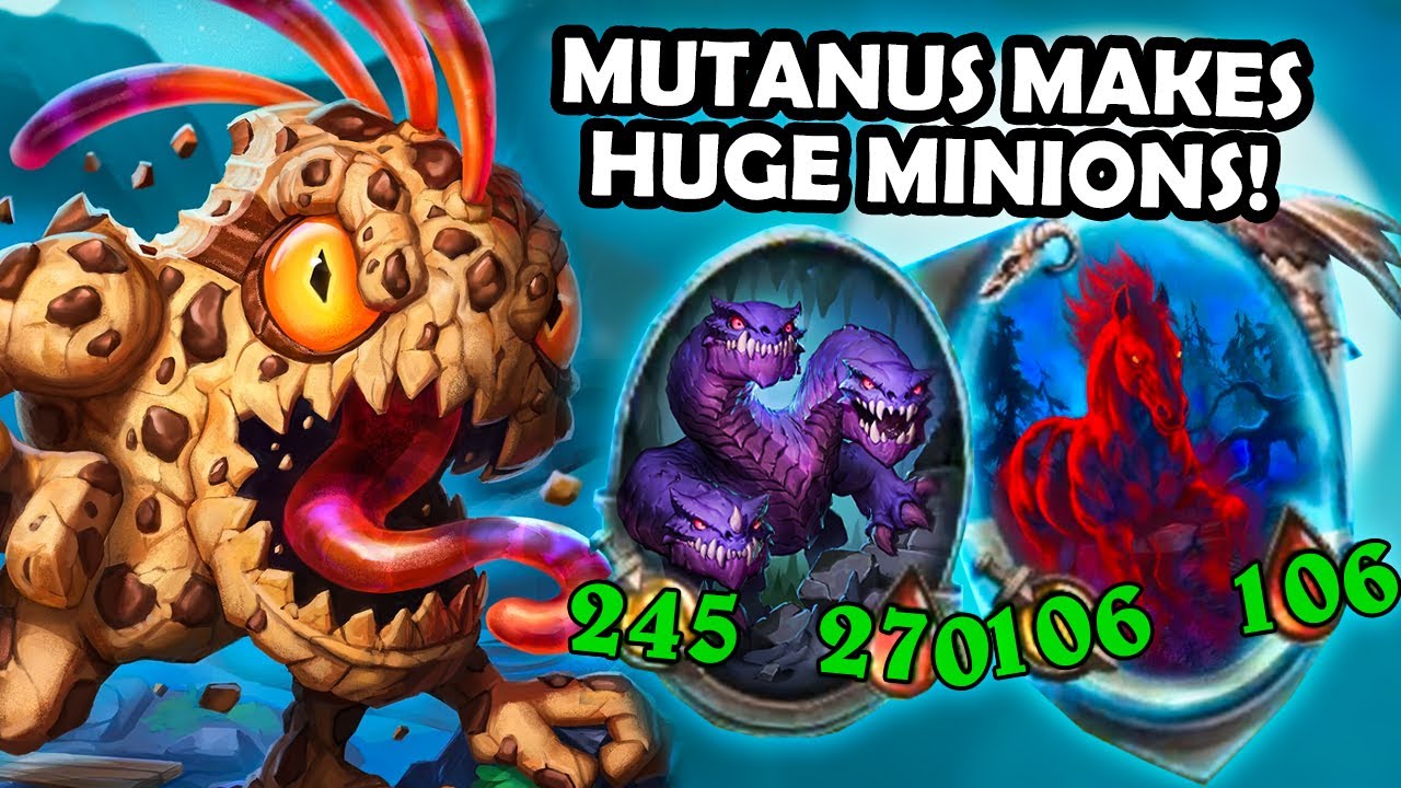When Mutanus SPITS PERFECTLY! | Hearthstone Battlegrounds - YouTube