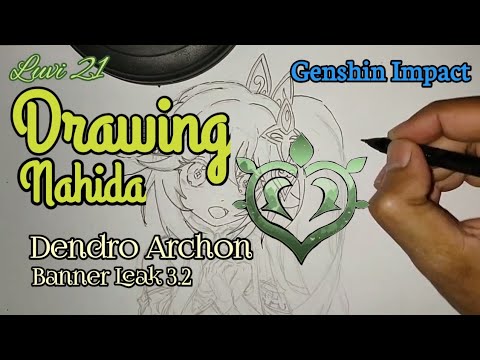Drawing Nahida Dendro Archon | Genshin Impact - YouTube