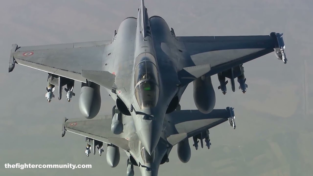 Rafale B in Flight. Armee de l'Air & Indian Air Force. - YouTube